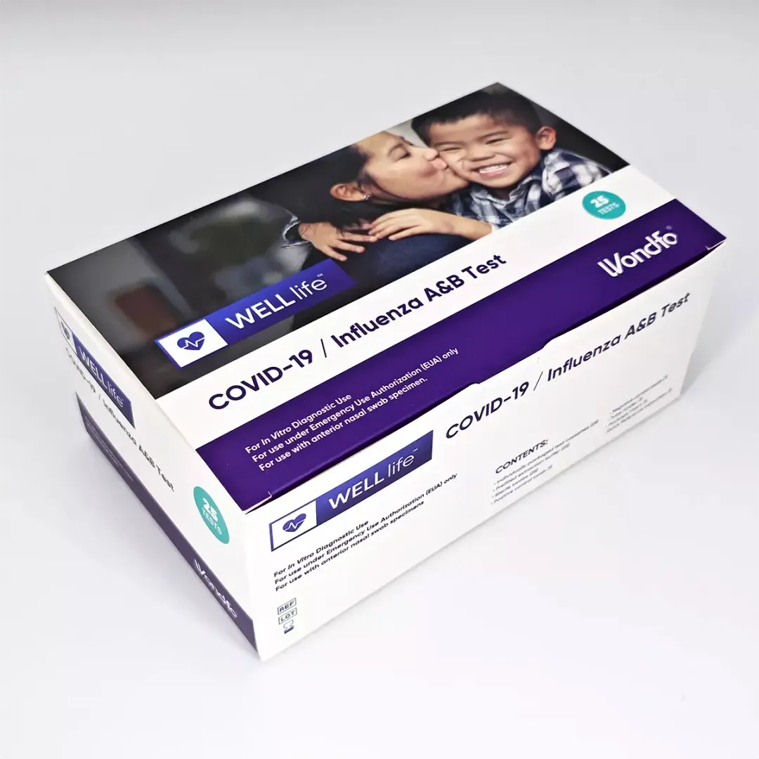 WELLlife™ COVID-19 / Influenza A&B Combo Rapid Test Kit (POC) - 25 Tes ...