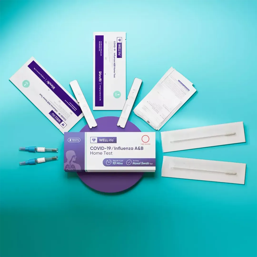 WELLlife™ COVID-19 / Influenza A&B Home Test Kit - 2 Tests – Diagnox Health