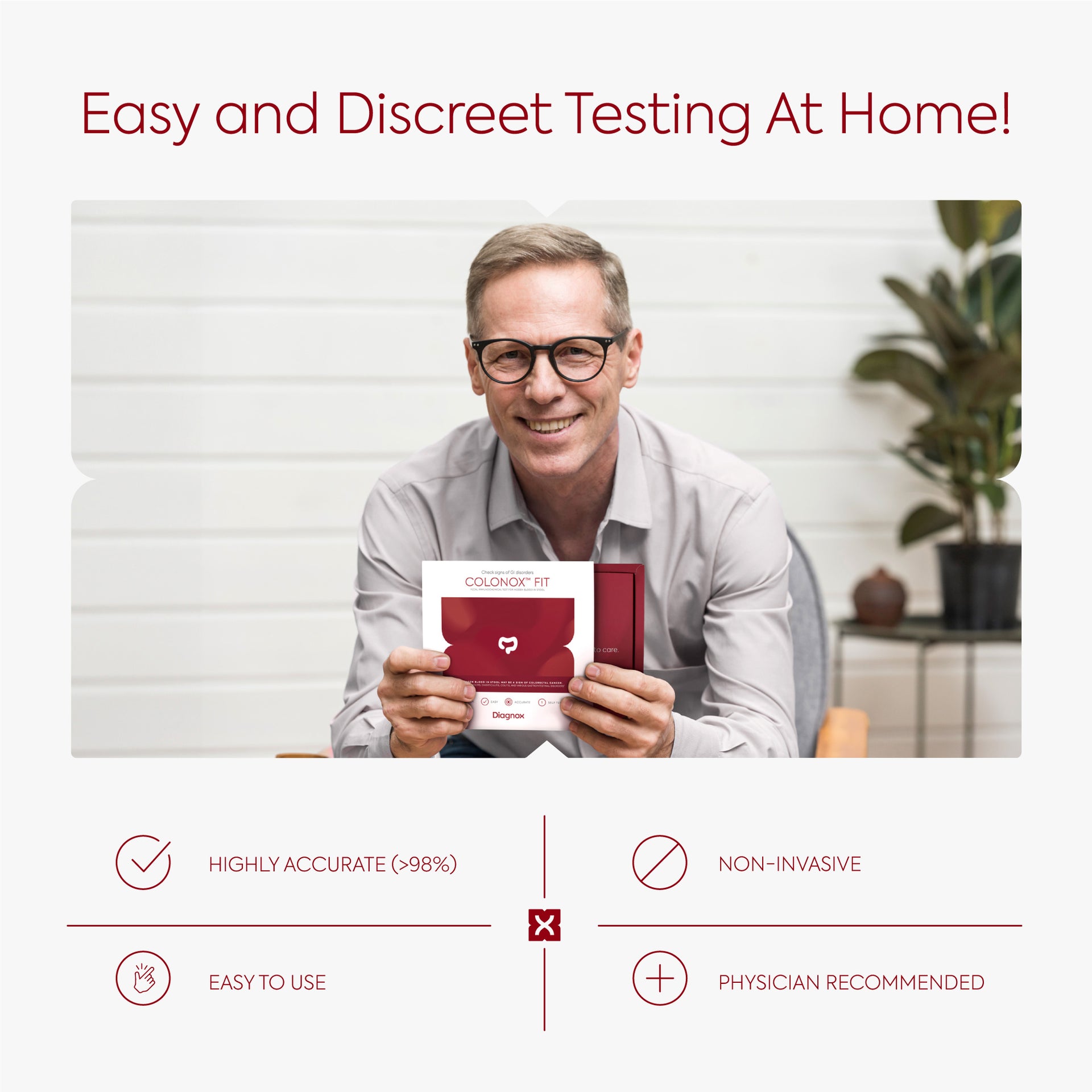 Colonox FIT: At-Home Stool Test Kit for Colon Screening – Diagnox Health